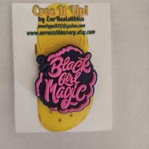 Accessories | Shoe Charm Black Girl Magic Croc Jibbitz Croc Button ...